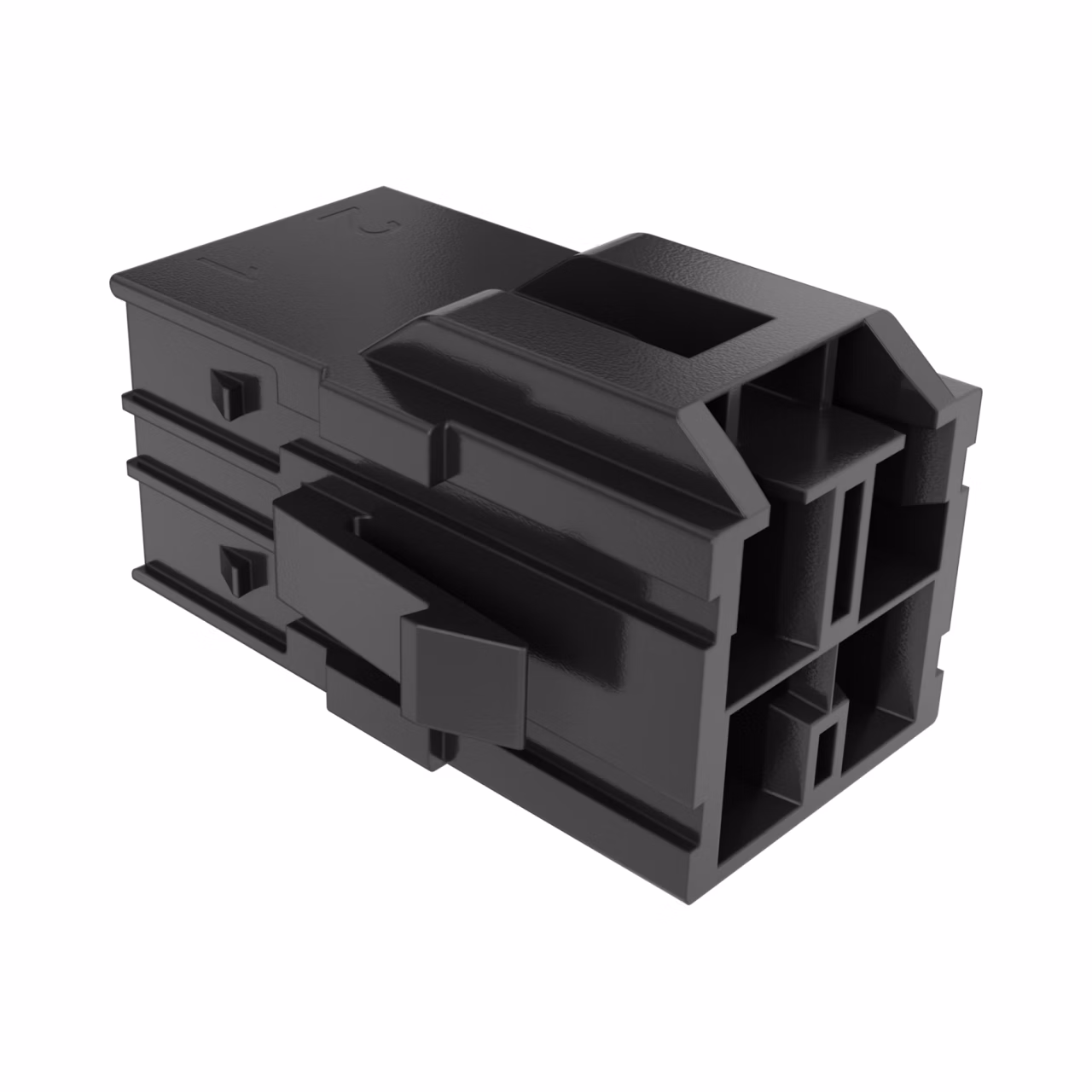 CP-6.5 Plug Housing, 6.50mm Pitch, Dual Row, 2 Circuits, Blue