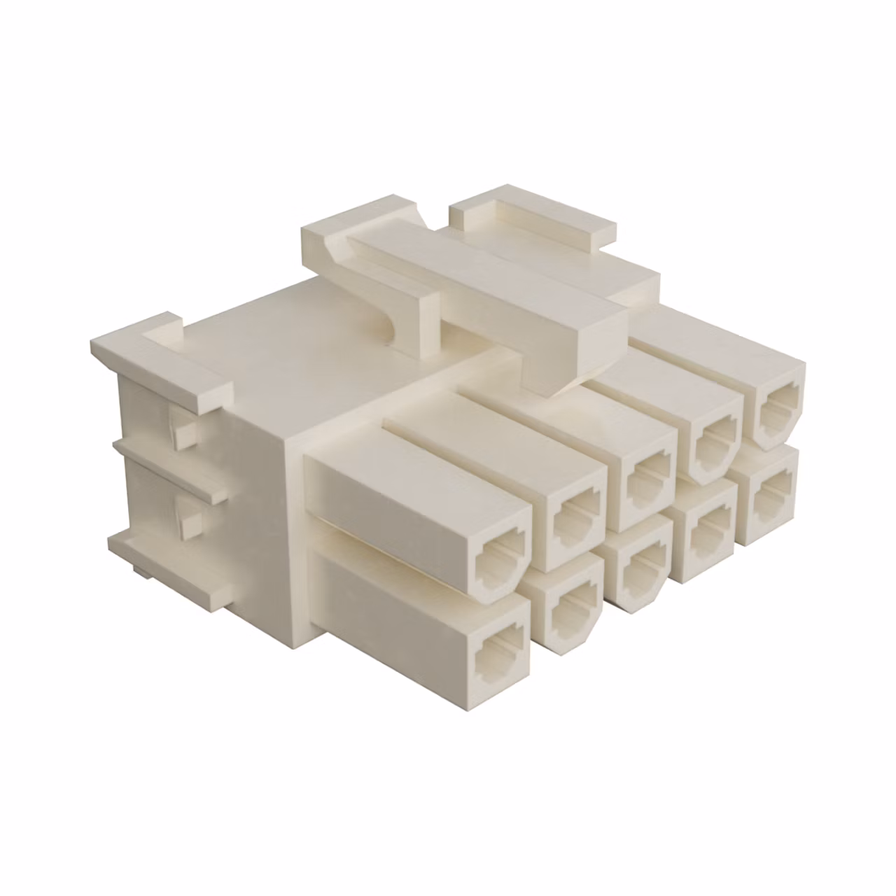 4.20mm Wire-to-Wire TPA Connector for Female Housing, 10 Circuits, UL94V-0, Ivory for sale