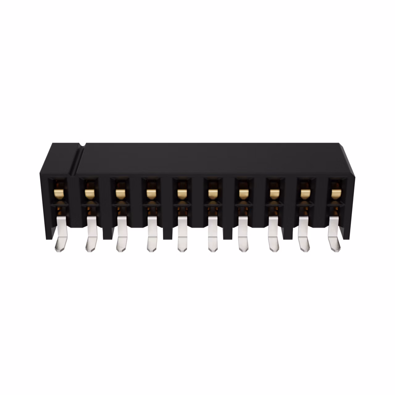 Milli-Grid Receptacle, Surface Mount, Side Entry, 0.76µm Gold (Au) Plating, 20 Circuits, Lead-Free, Tube for sale