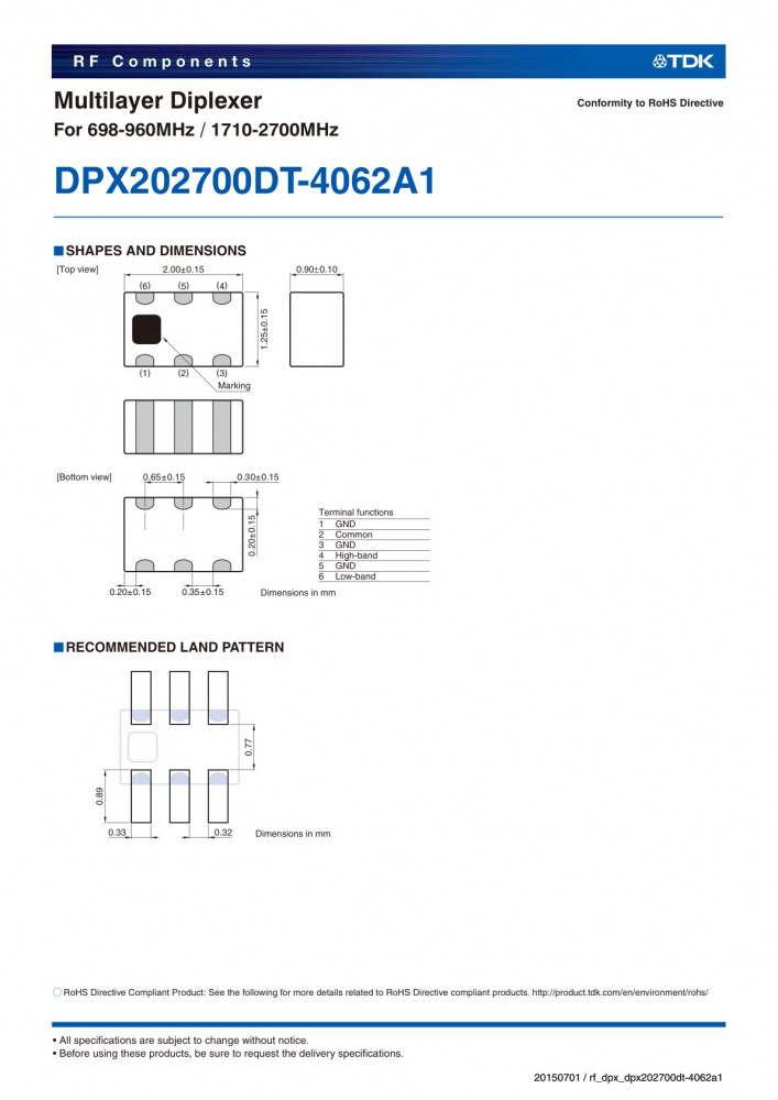 DPX202700DT-4062A1 datasheet page 2