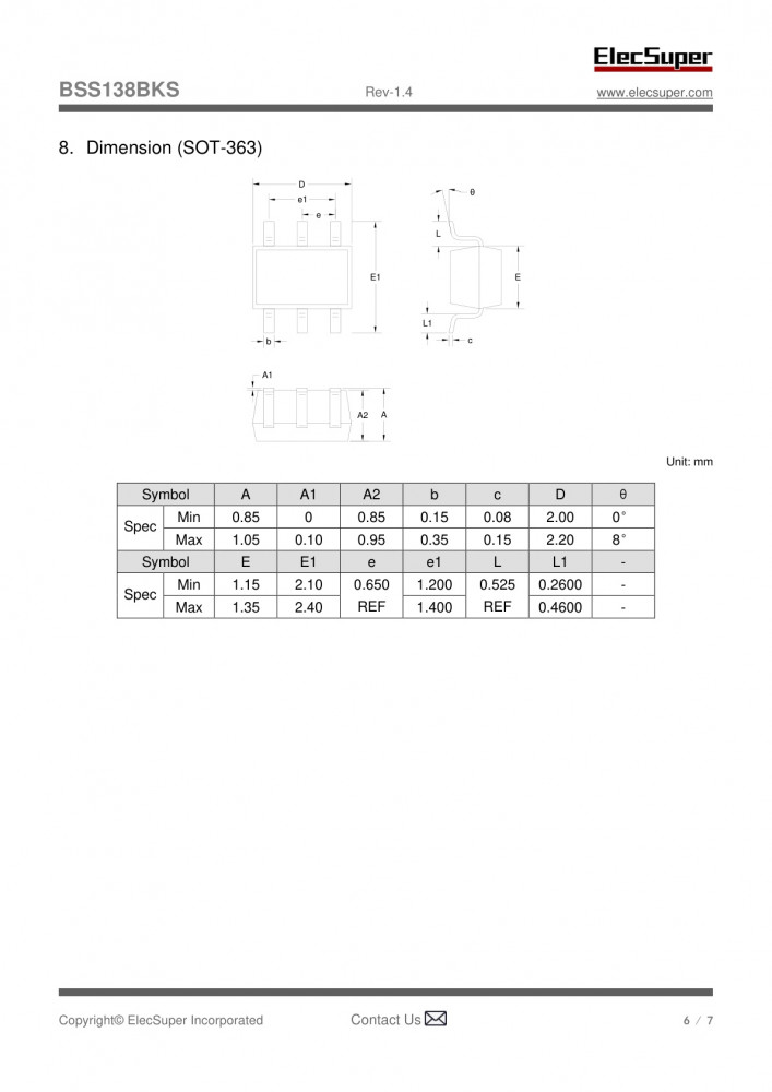 BSS138BKS datasheet page 6