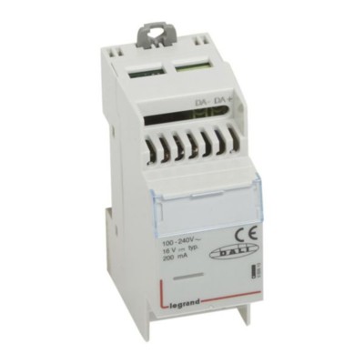 Mosaic - BUS dali power supply - Up to 64 participants - 200mA output - 2 DIN modules modular unit for sale