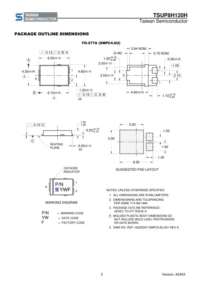 TSUP8H120H datasheet page 5