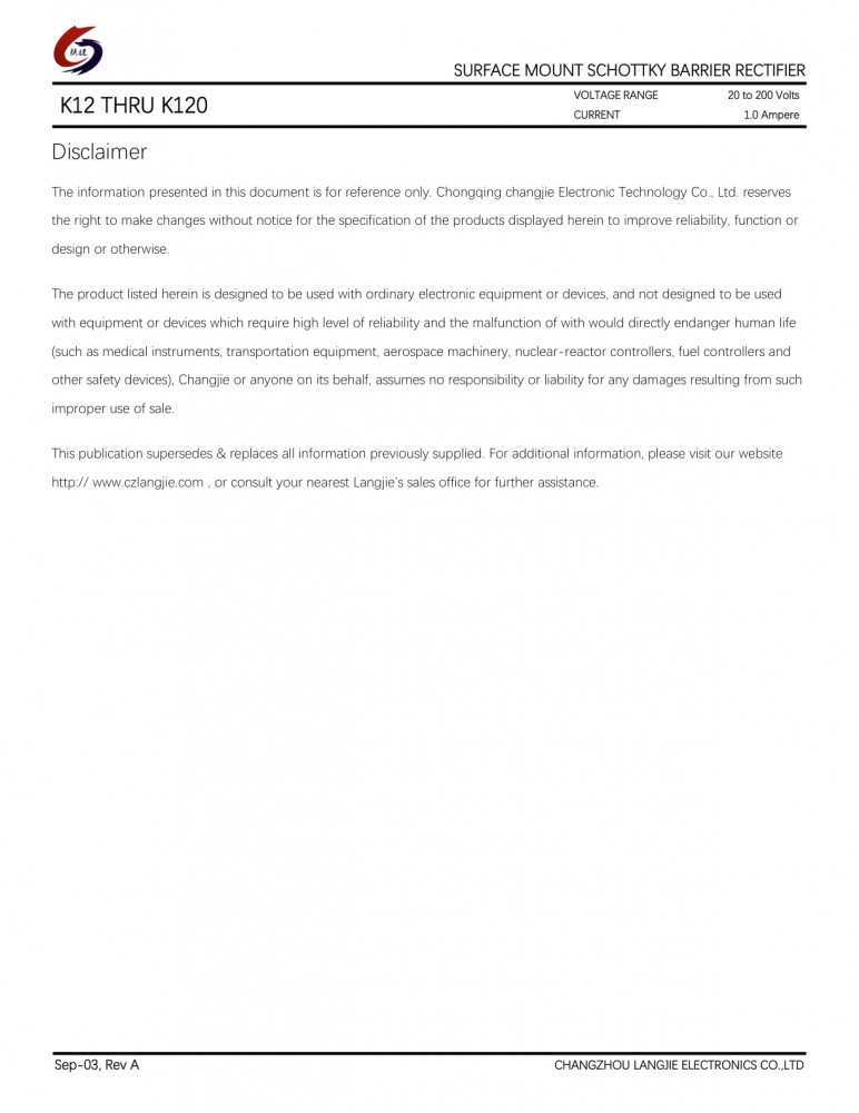 K110 datasheet page 6