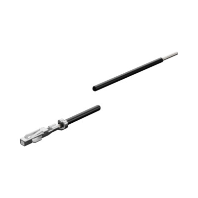 Pre-Crimped Lead iGrid-Female-to-Pigtail, Tin (Sn) Plating, 150.00mm Length, 26 AWG, Black for sale