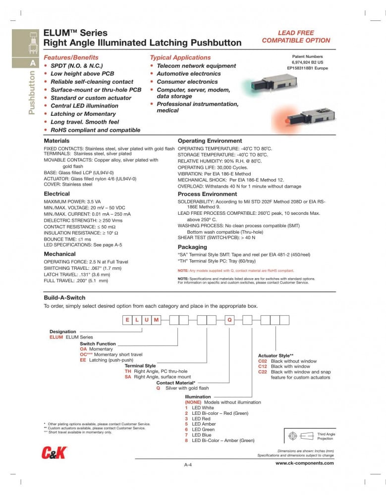 C&K catalog page 4