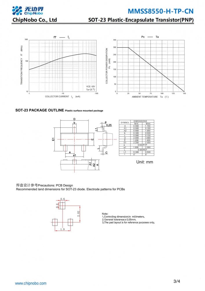 MMSS8550-H-TP-CN datasheet page 3