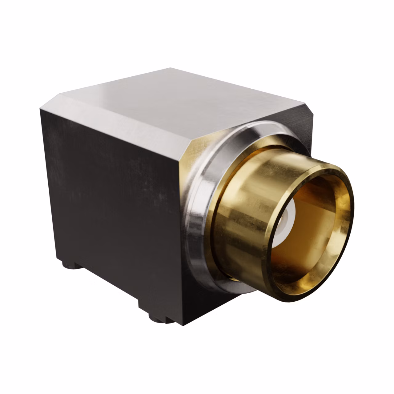 MCX Jack, Right-Angle, PCB Receptacle, Surface Mount, Die Cast Body with Brass Insert, 0.76µm Gold (Au) Plating, Tape and Reel, 50 Ohms for sale