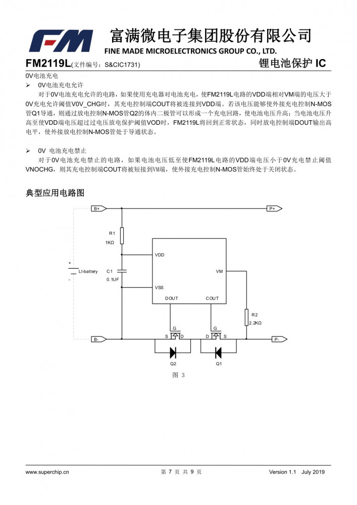 FM2119L datasheet page 7