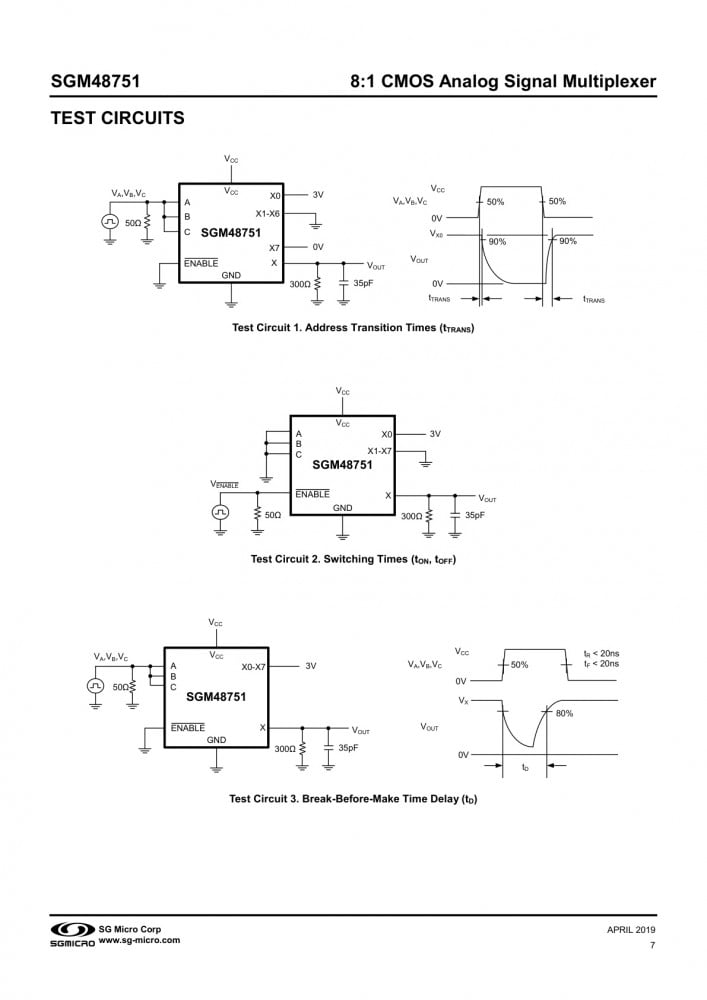 SGM48751 datasheet page 7