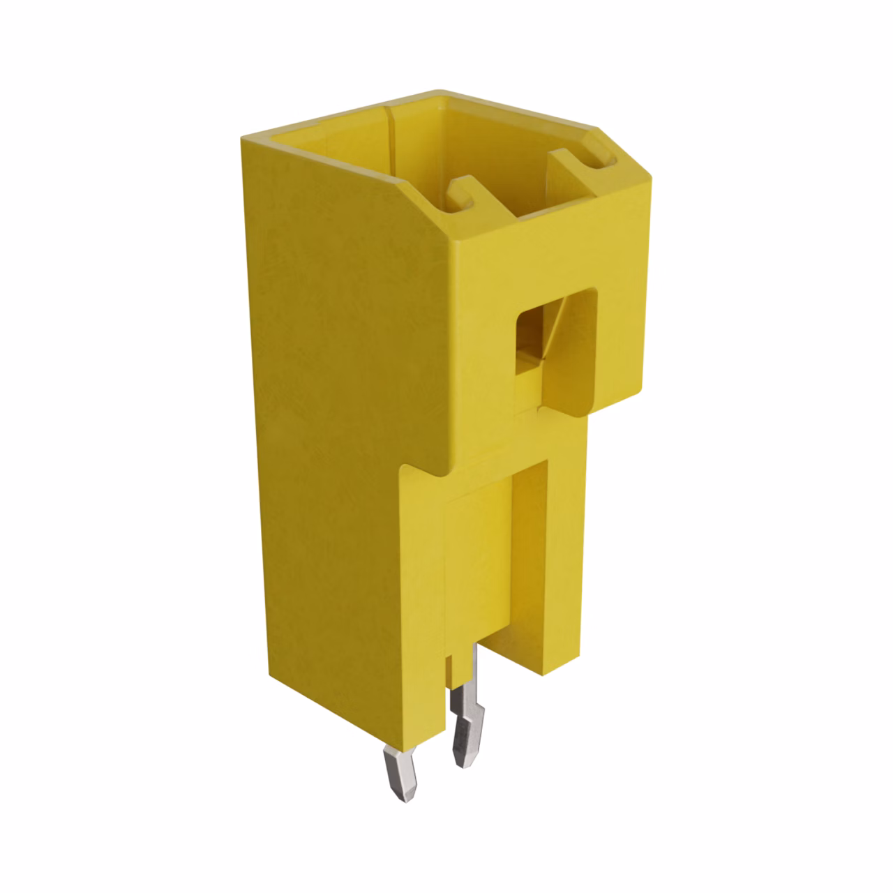 2.00mm Pitch I/O PCB Receptacle, Upright-Style, Phosphor Bronze Shell, 10 Circuits