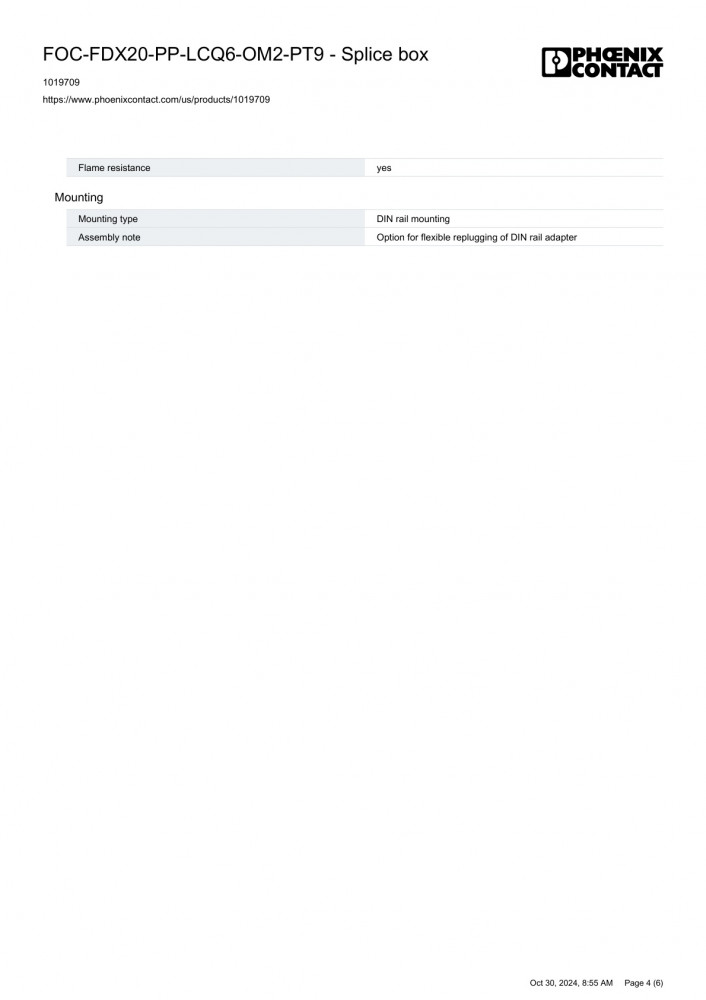 Phoenix Contact 1019709 technical document page 4