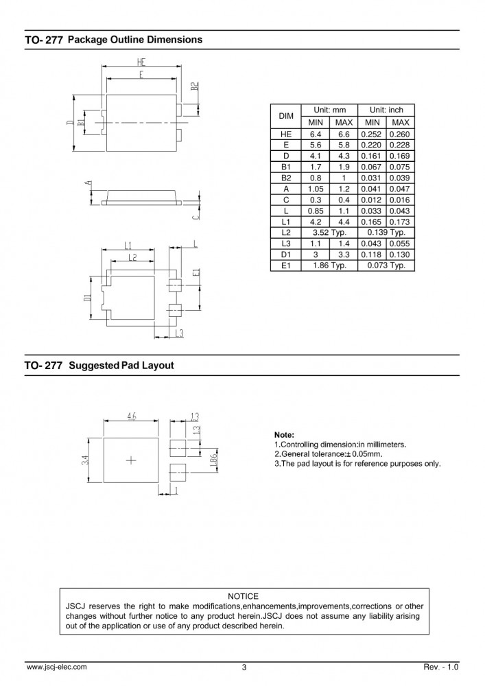 SP2060L datasheet page 3