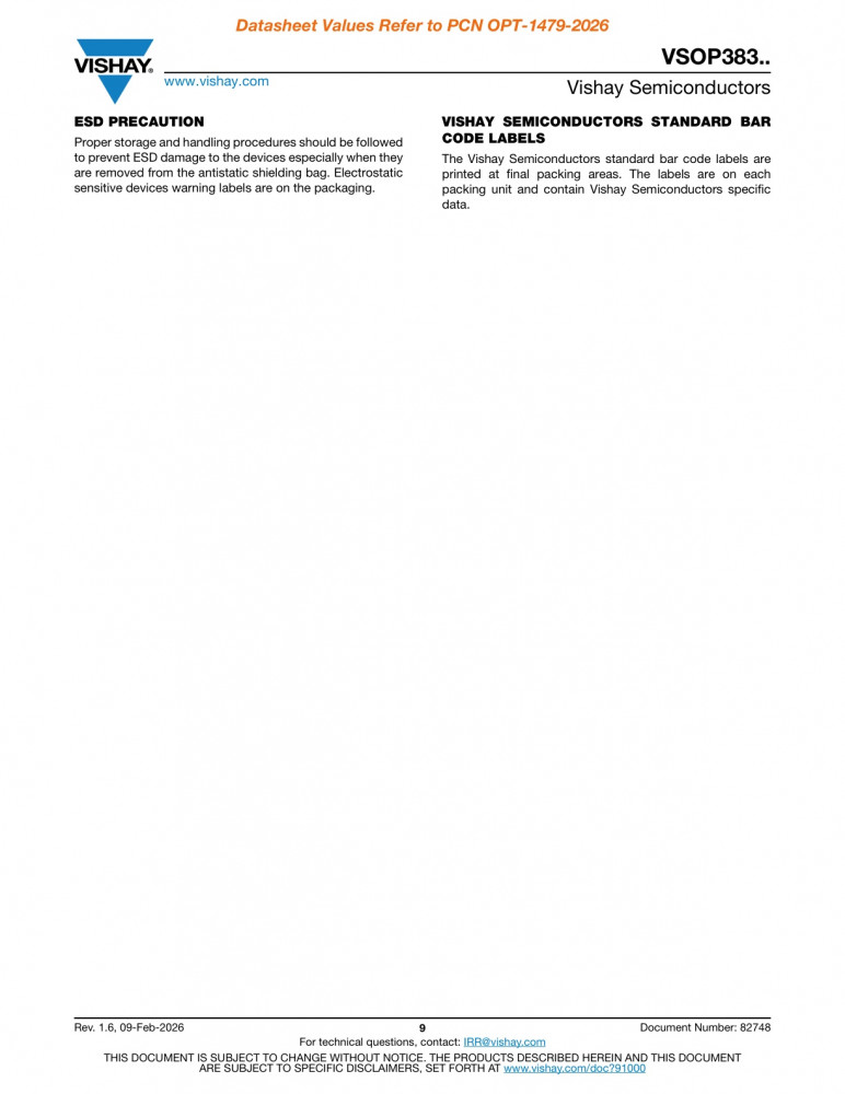 VSOP38338 datasheet page 9