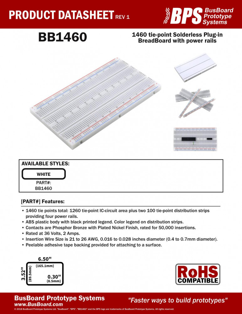BB1460 technical document image, page 1