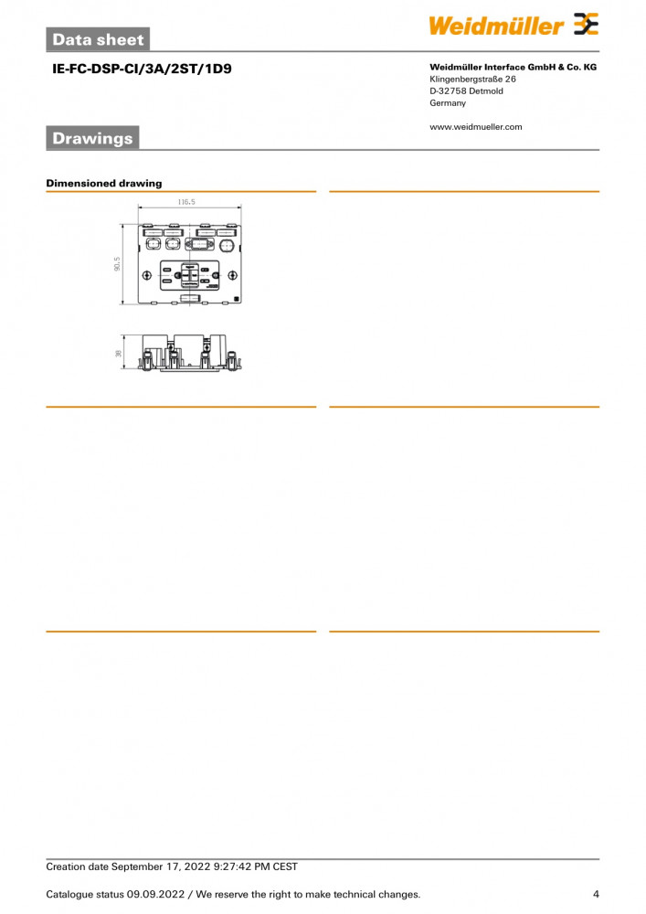 WEIDMULLER 2004810000 technical document page 4