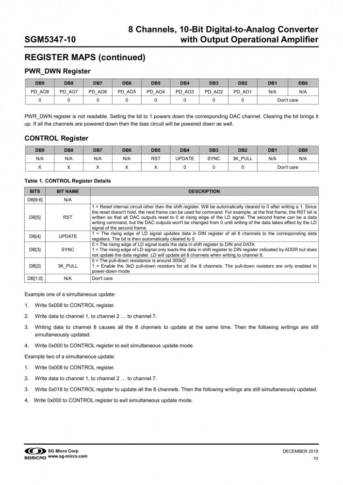 SGM5347-10 datasheet page 10