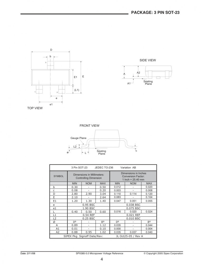 SPX385 datasheet page 4