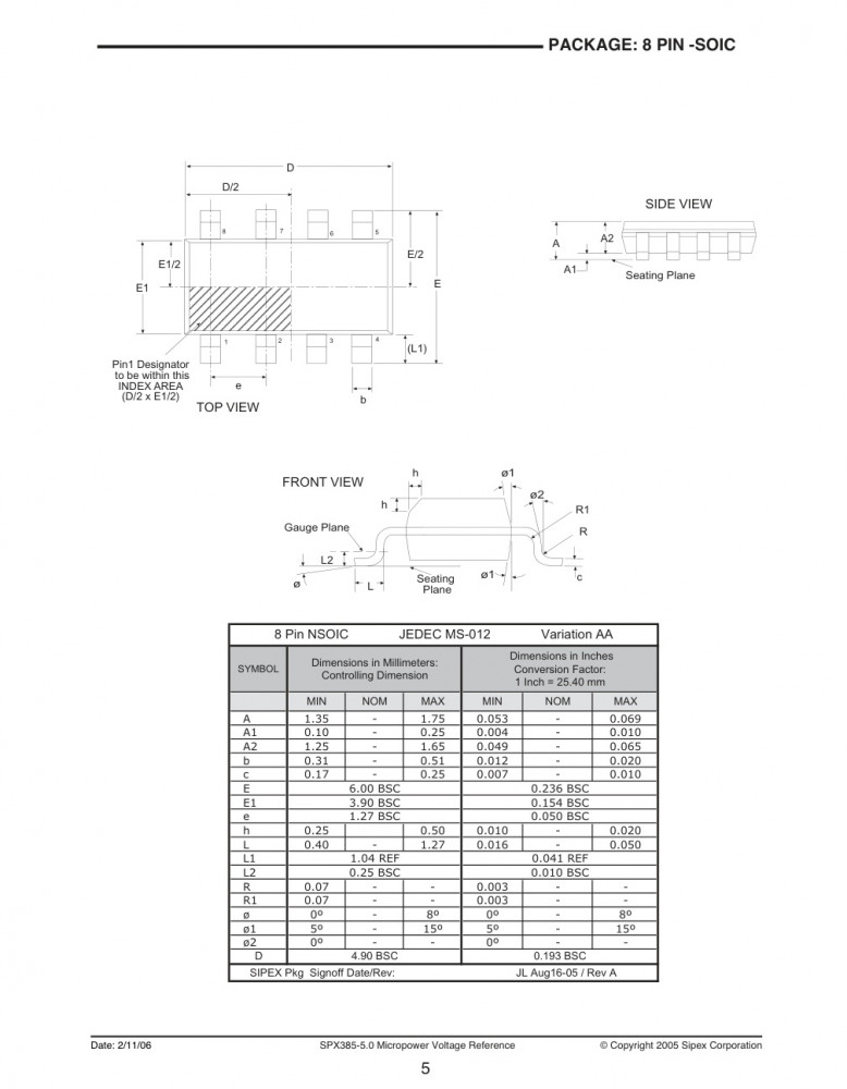SPX385 datasheet page 5