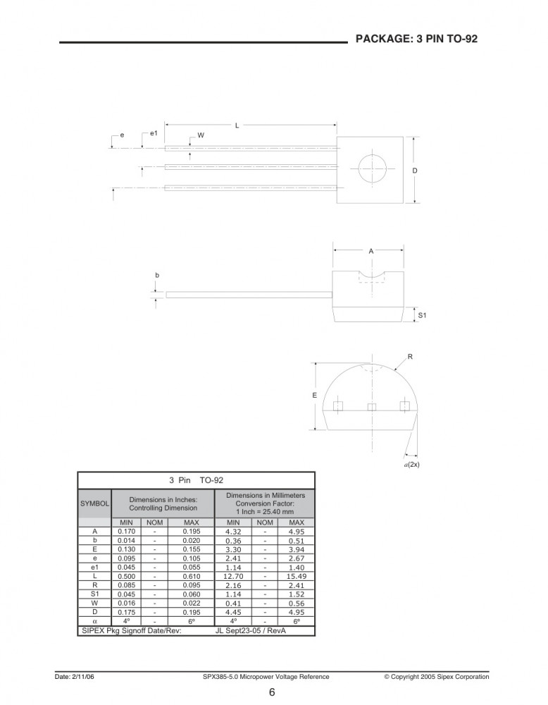 SPX385 datasheet page 6
