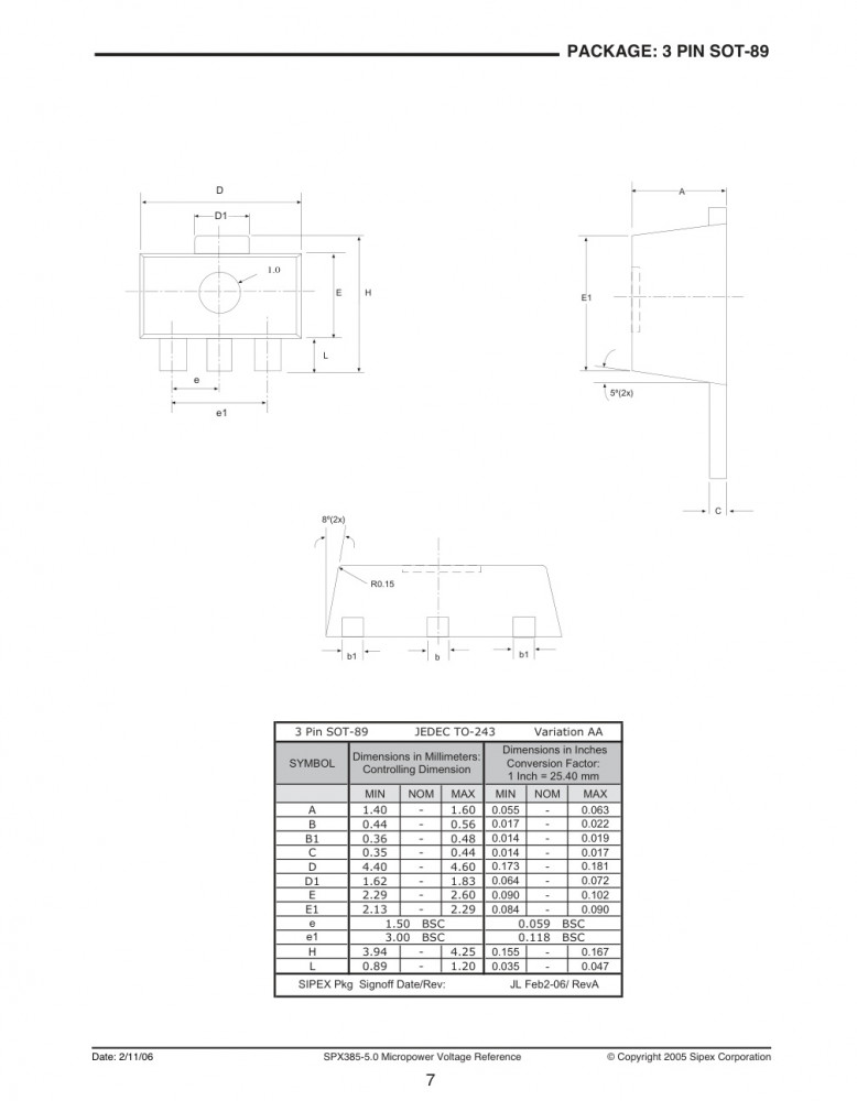SPX385 datasheet page 7