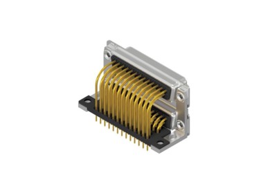 D-SUB Dual Port • Dual port 25-pos. /25-pos. • Dual port socket upper / Socket bottom • Solder pin angled .625