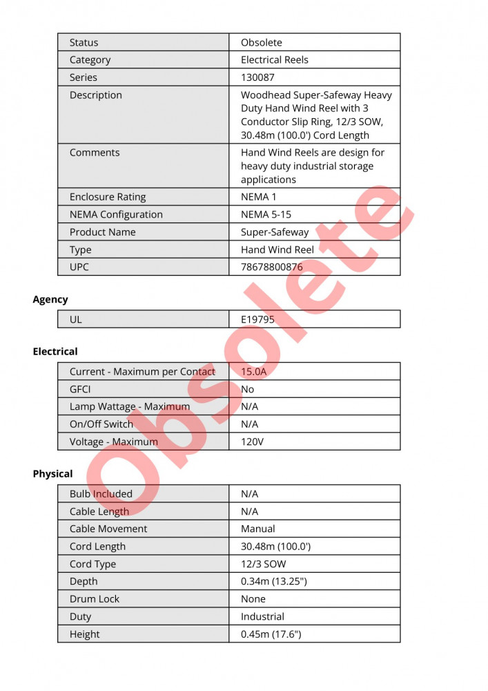 Product document page 2 for MOLEX 1300870097