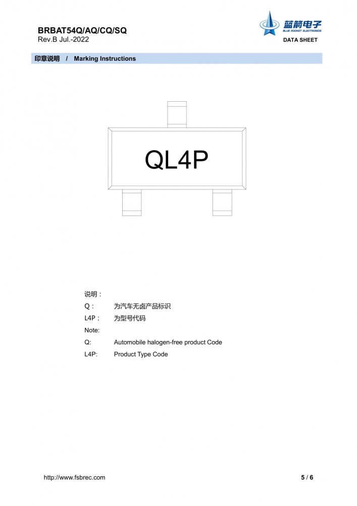 BRBAT54Q datasheet page 5