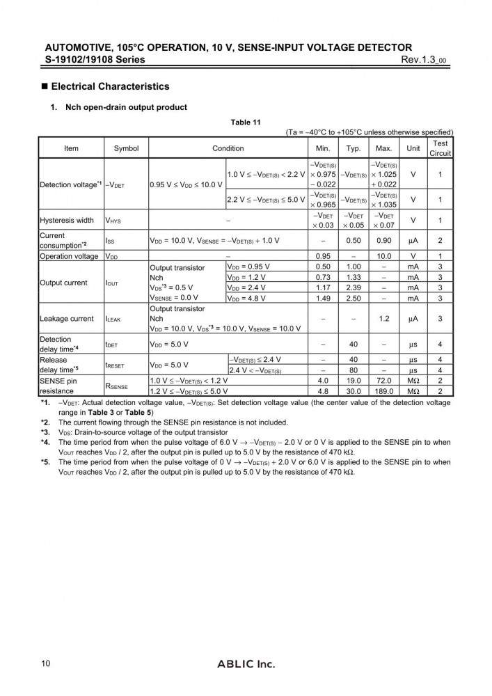 S-19102/19108 datasheet page 10