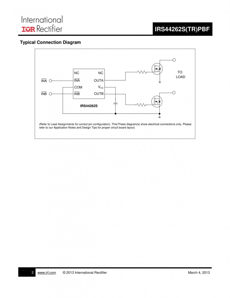 IRS44262SPBF datasheet page 2