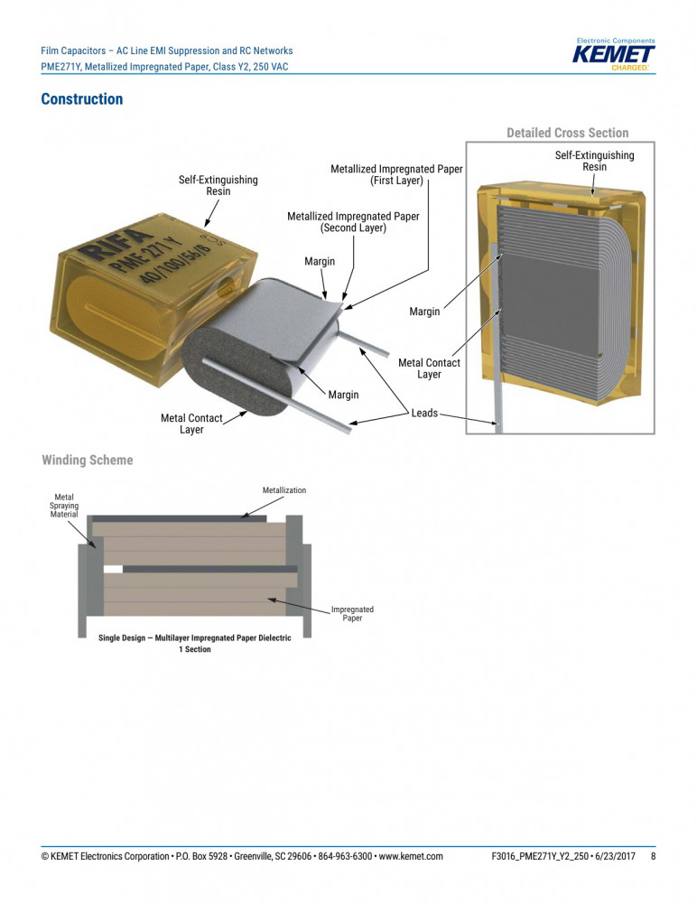 KEMET P271 datasheet page 8