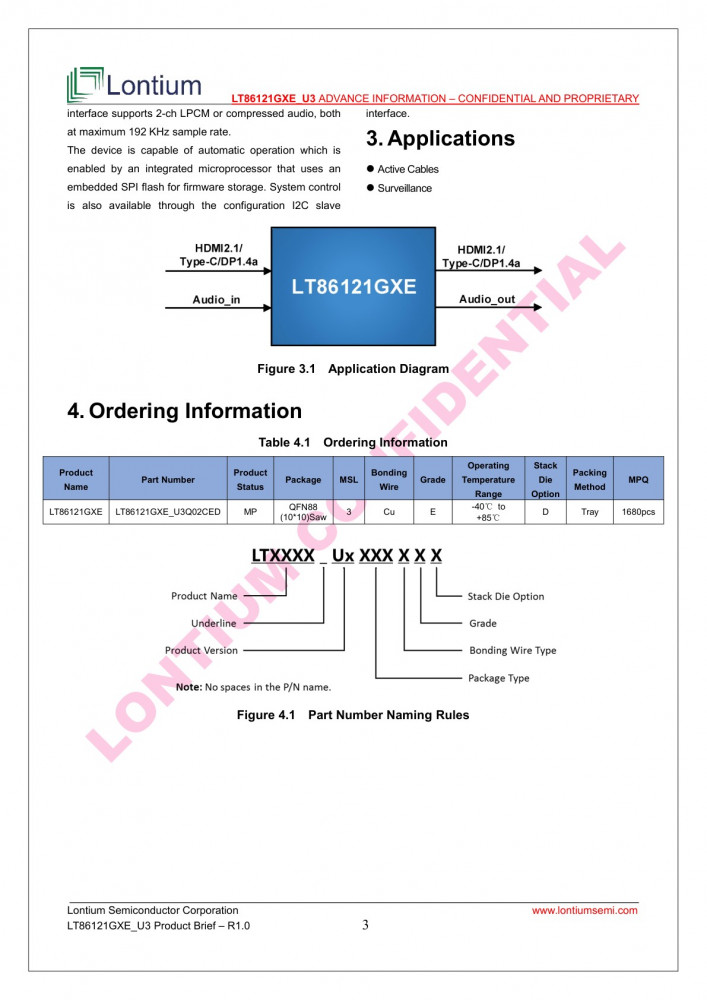 LT86121GXE technical document page 3