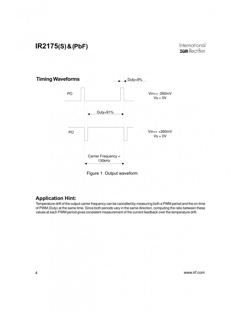 IR2175PBF datasheet page 4