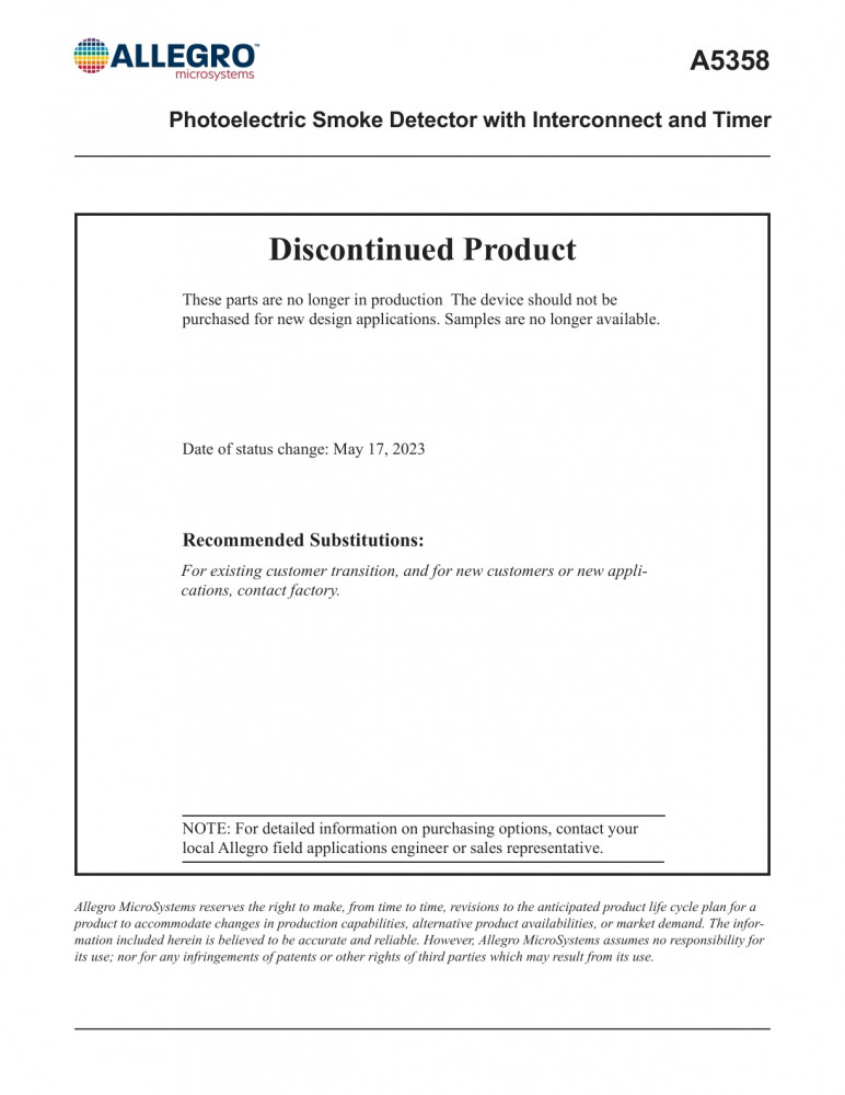 A5358CA-T datasheet page 1