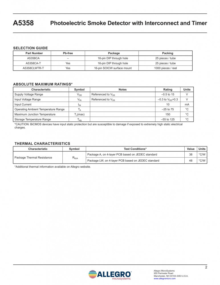 A5358CA-T datasheet page 3