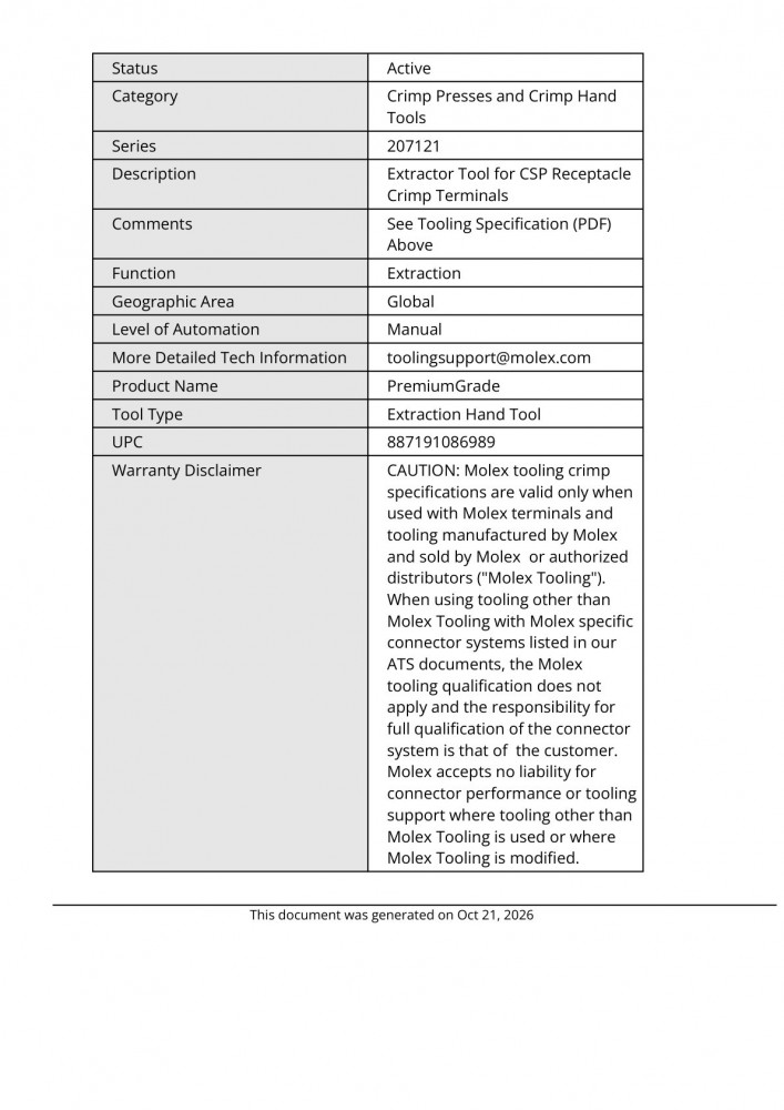 MOLEX 638242400 product document preview, page 2