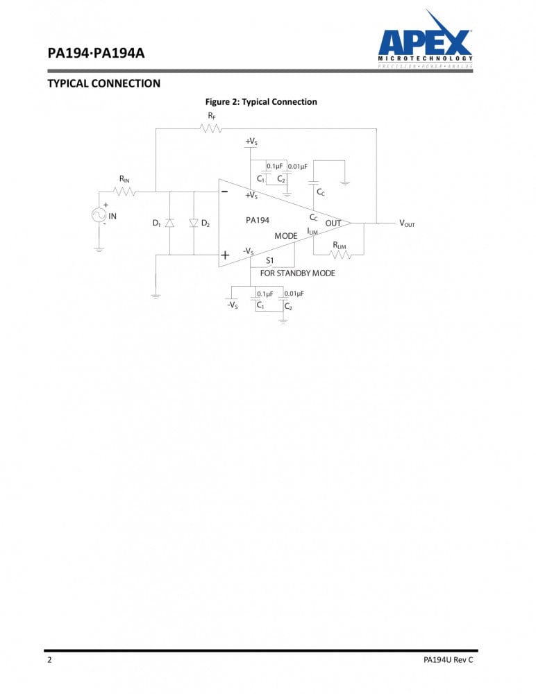 PA194 datasheet page 2
