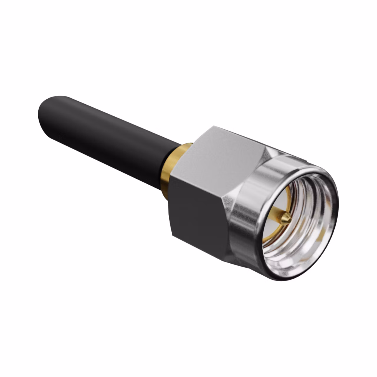 SMA Plug, Straight, Solder, RG-402 (.141