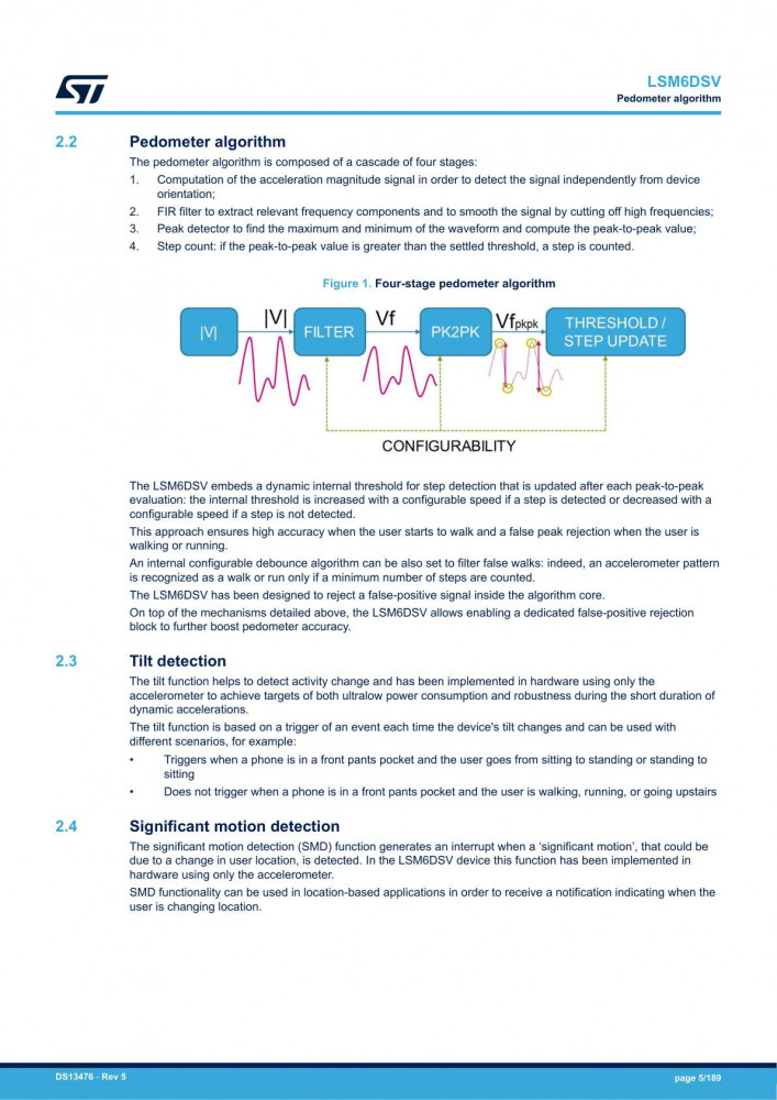 LSM6DSV document page 5