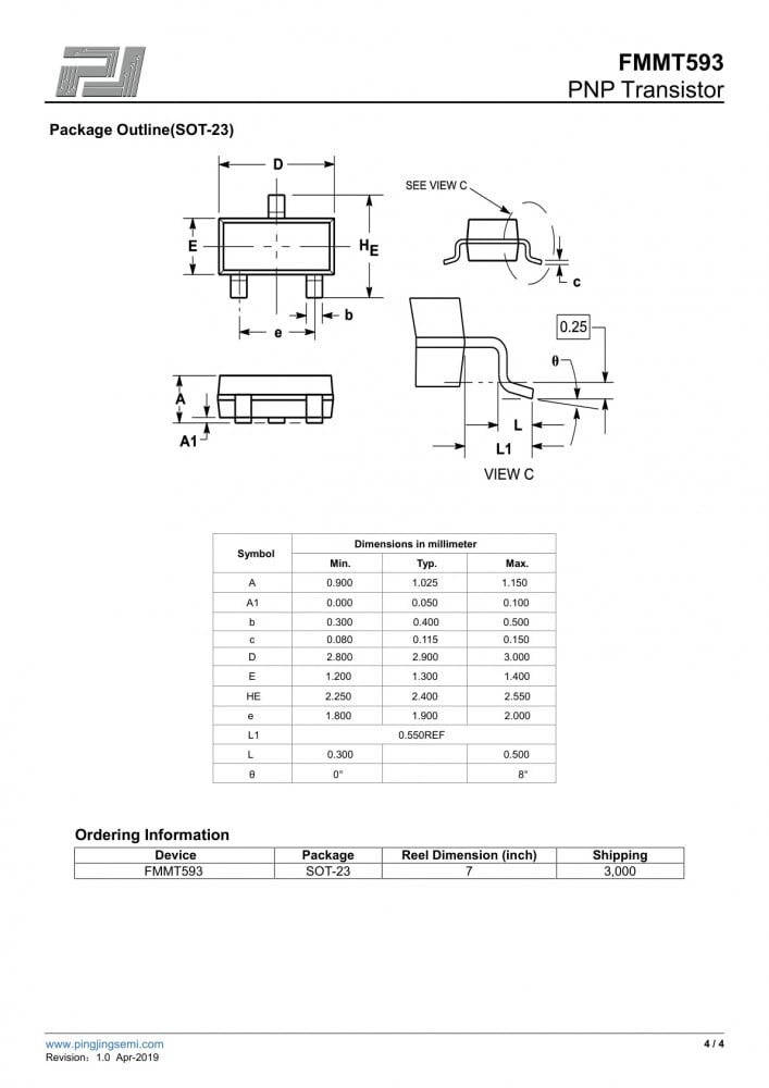 FMMT593 datasheet page 4