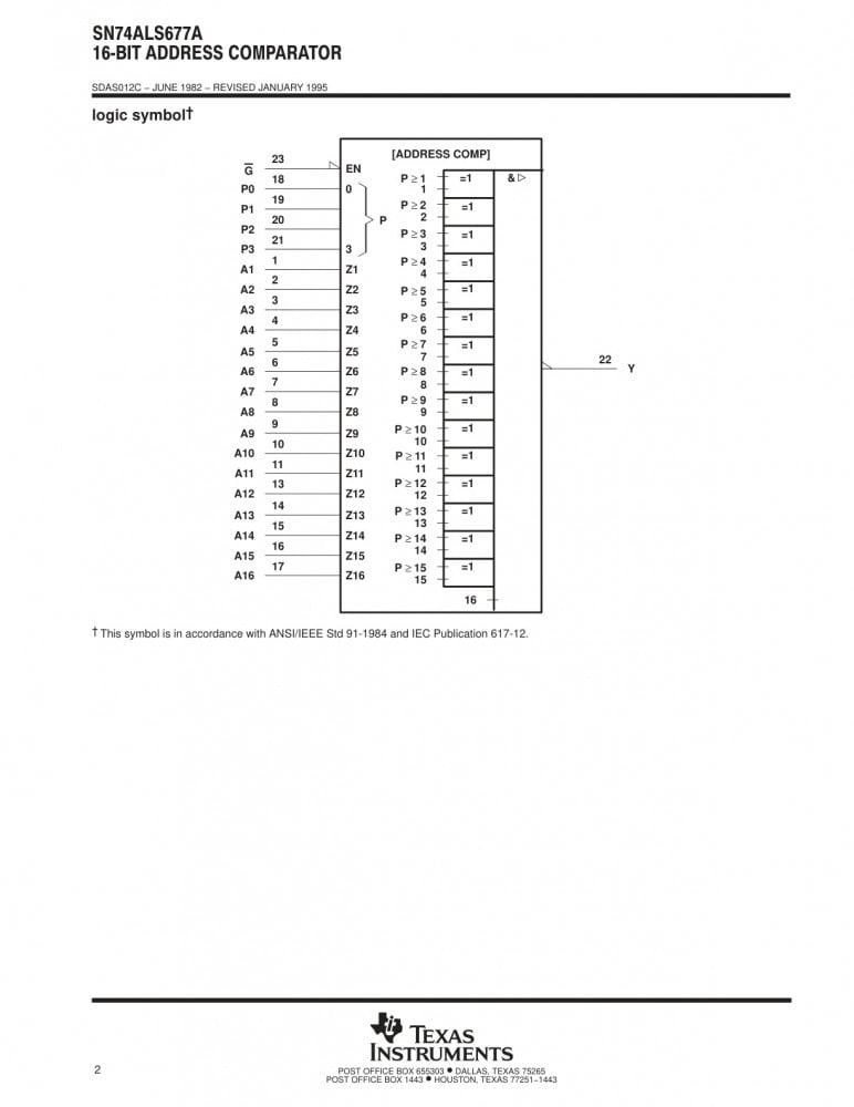 74HC677NT datasheet page 3