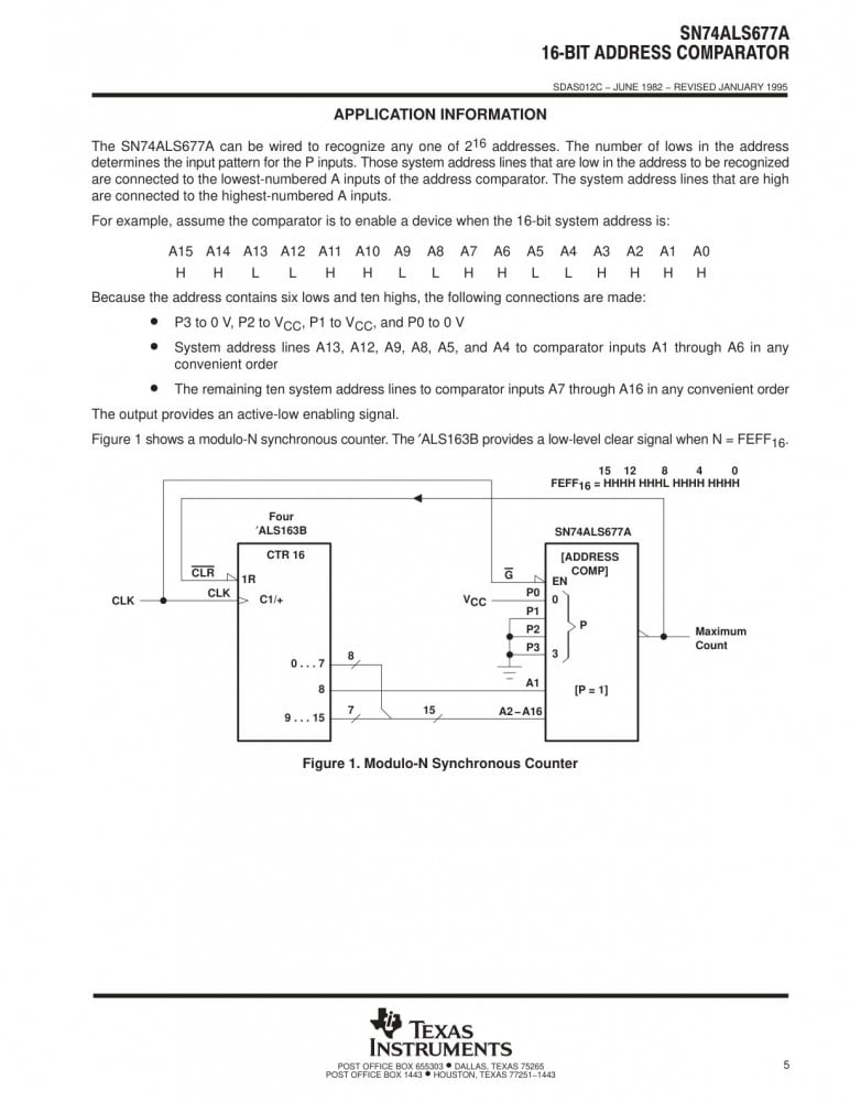 74HC677NT datasheet page 6