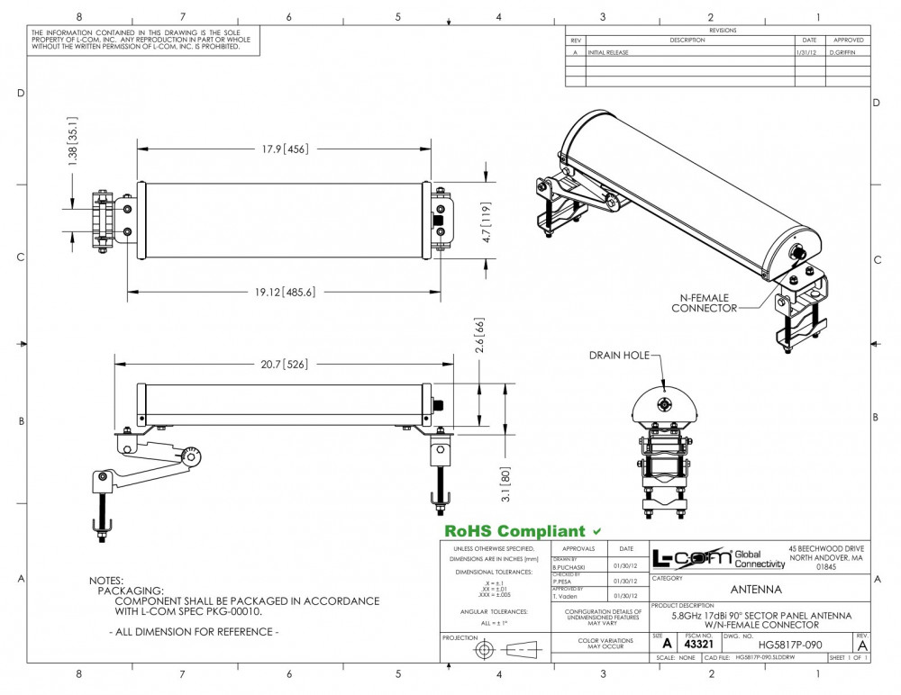 HG5817P-090 technical document preview