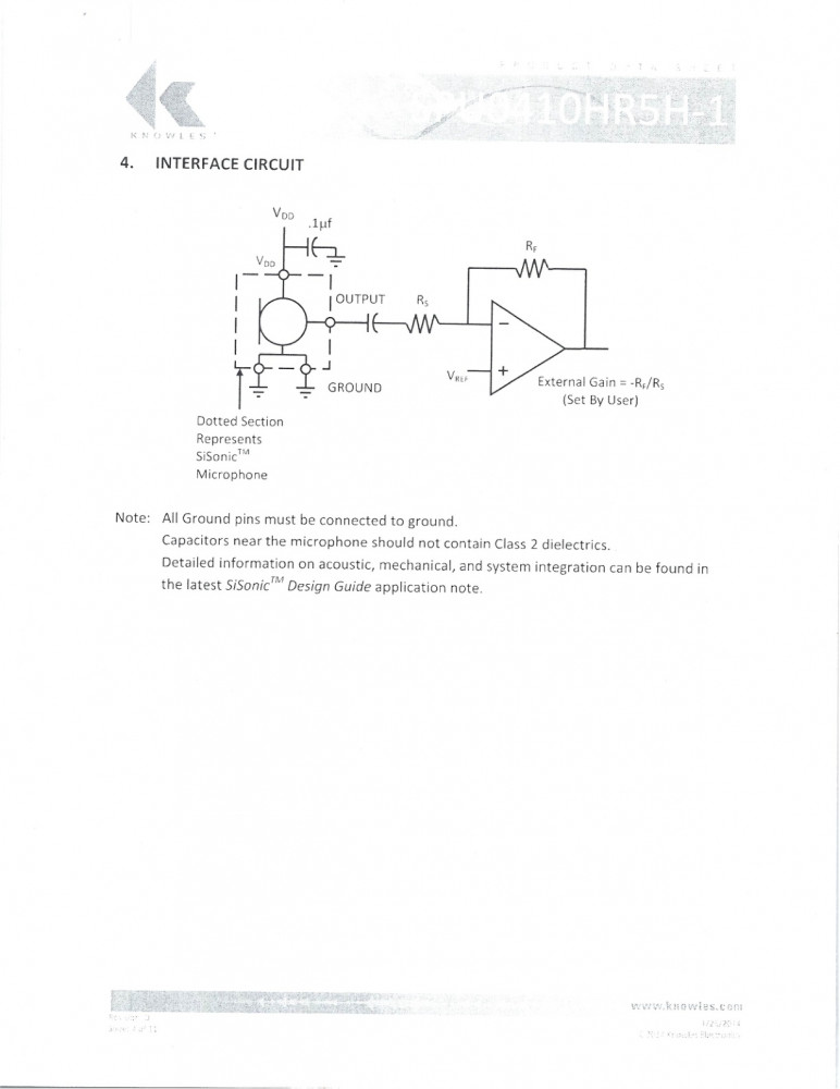 SPU0410HR5H-1 technical document page 3