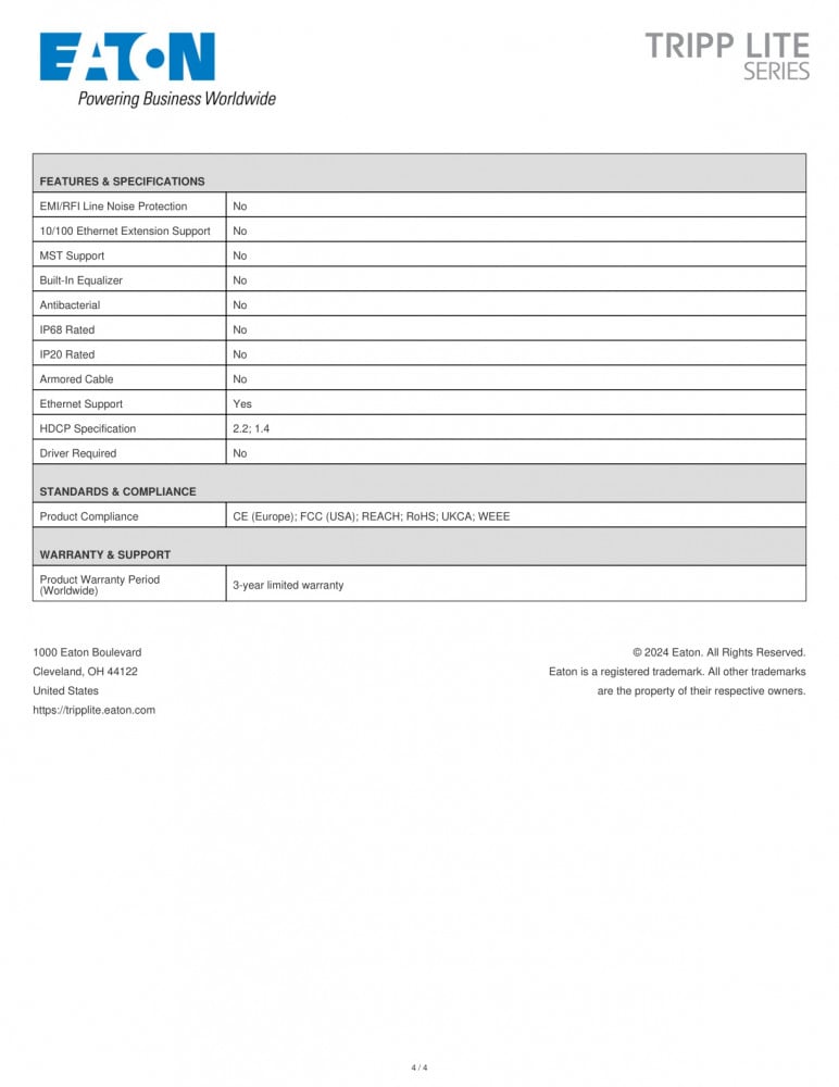 P568-100M-FBR technical document page 4