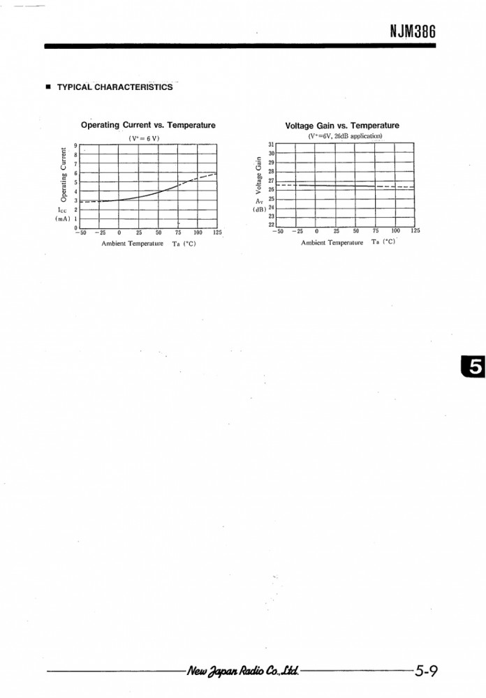 NJM386 datasheet page 9