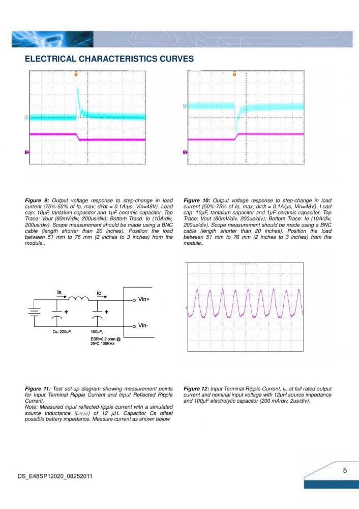 DELTA E48SP12020NRFB datasheet page 5