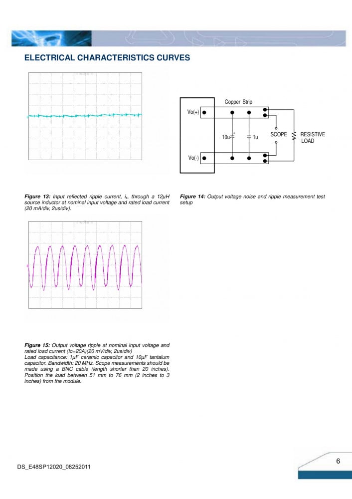 DELTA E48SP12020NRFB datasheet page 6