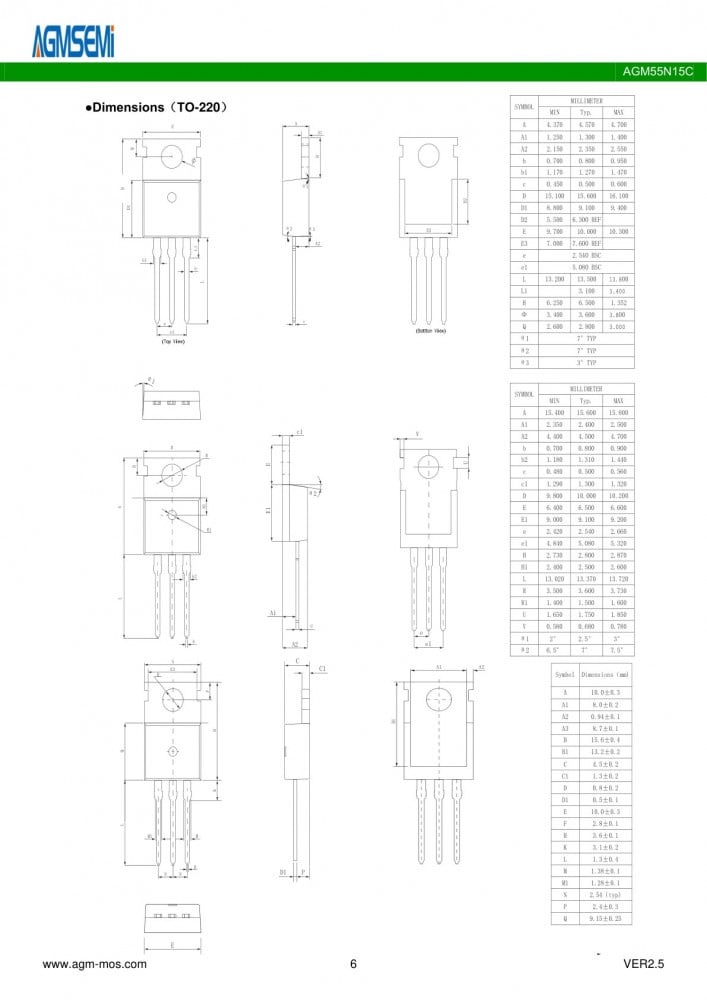 AGM55N15C datasheet page 6