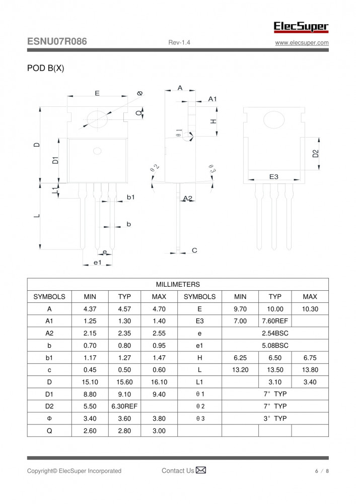 ESNU07R086 datasheet page 6